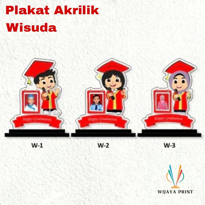 Jual Piala Wisuda Akrilik Bingkai Foto Piala Wisuda Anak Akrilik Plakat ...