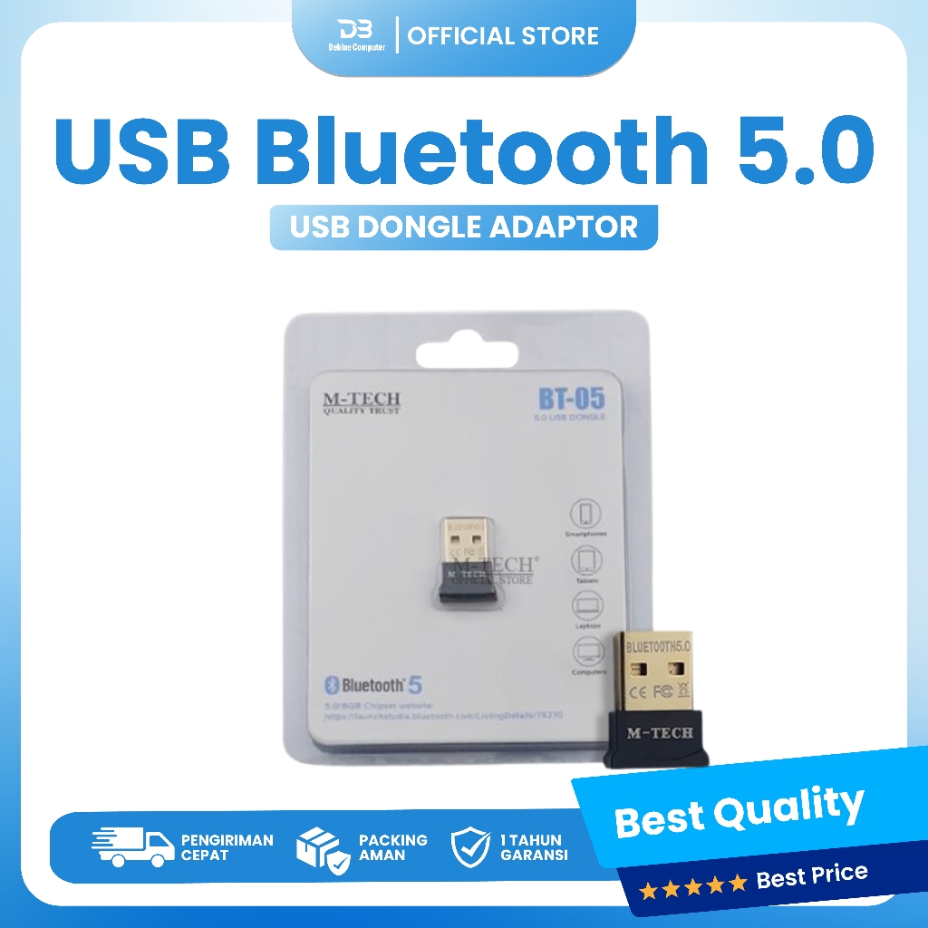 Jual Bluetooth Dongle V5.0 Adapter USB / Bluetooth Dongle | Shopee ...