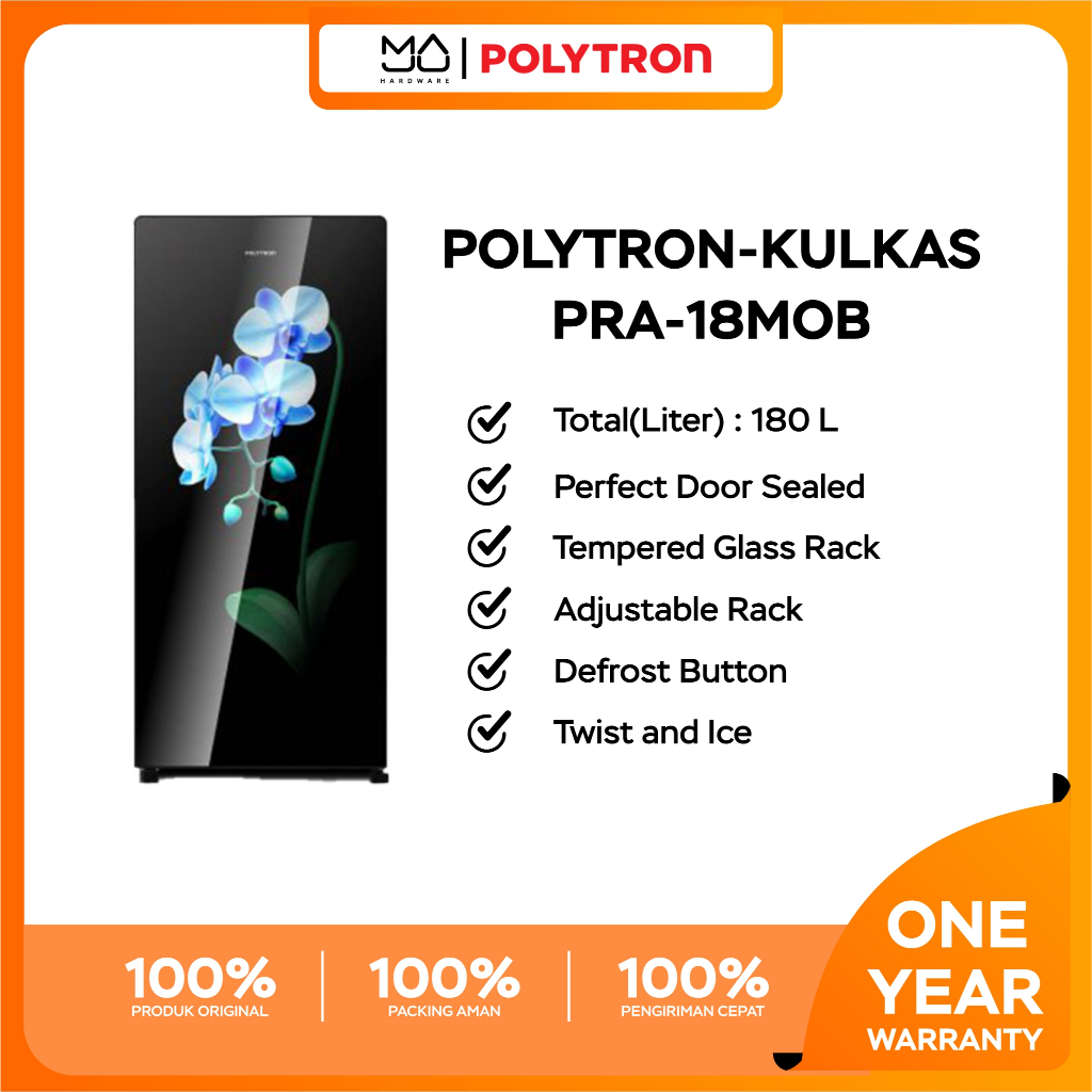 Jual POLYTRON PRA 18 MOB Kulkas 1 Pintu 180 LT / PRA18MOB - Garansi ...