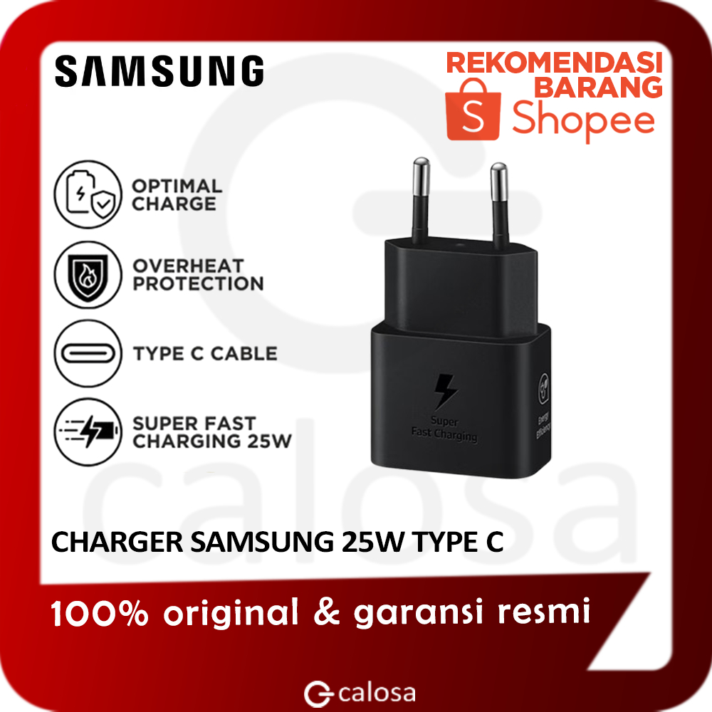 Jual SAMSUNG Charger 25W Type-C Super Fast Charging Original New ...