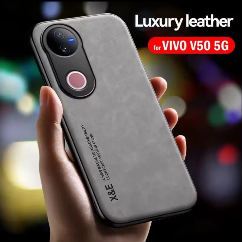 Jual Case Vivo V50 5G Luxury Leather Soft Touch Silky Feel Casing vivo ...