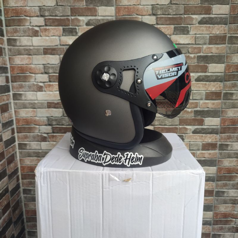 Jual Helm Pilot Italy Kaca Original Impor sudah SNI | Shopee Indonesia