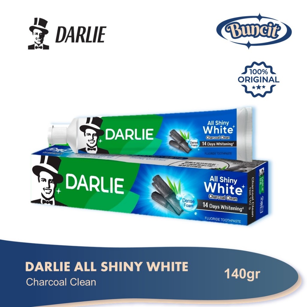 Jual Darlie All Shiny White Charcoal Clean / Pasta Gigi 140 gr / Odol ...