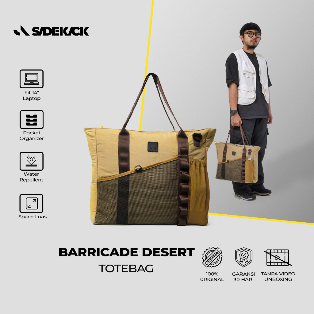 Jual Sidekick Project Totebag BARRICADE DESERT | Shopee Indonesia