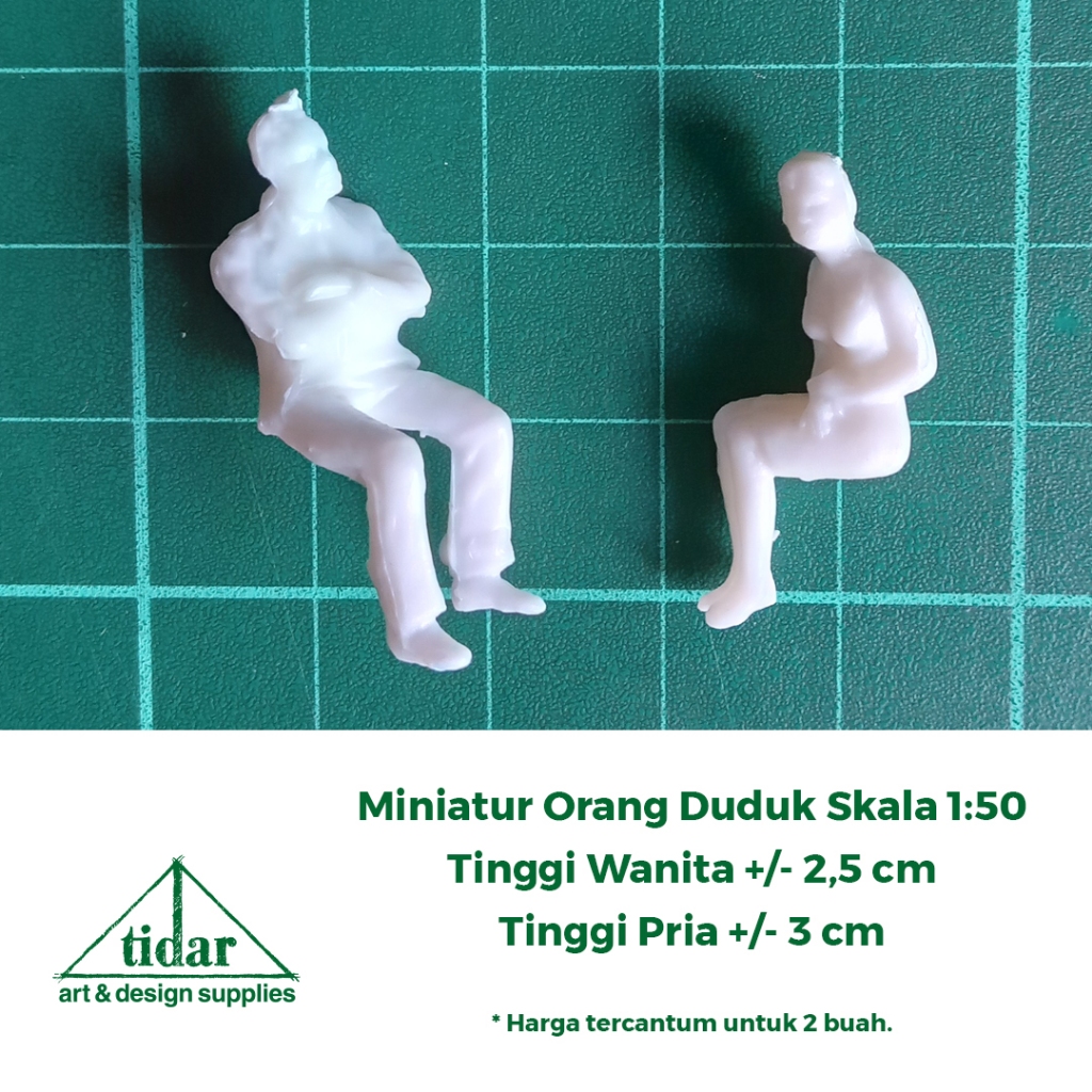 Jual AE - Miniatur Manusia Duduk Skala 1:50 - Figure - Maket Orang ...
