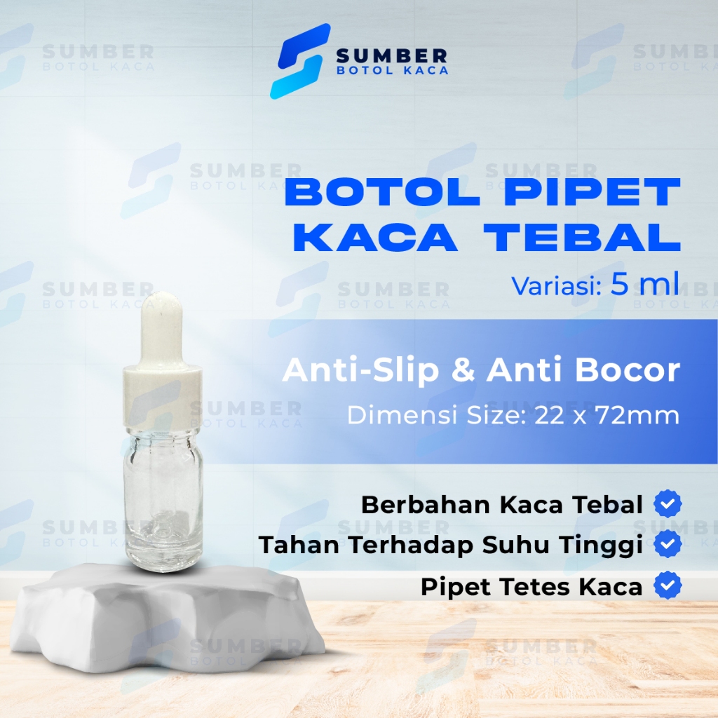 Jual Botol Pipet Clear 5ml Thick/Tebal | Shopee Indonesia