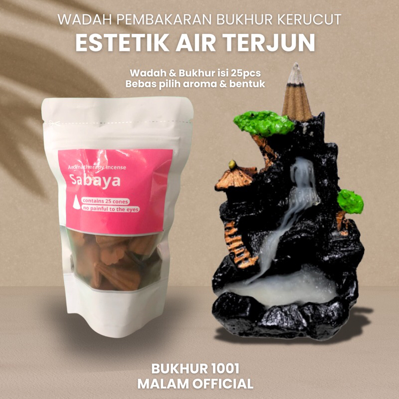 Jual Wadah pembakaran bukhur premium, tempat bukhur kerucut & 1 pack ...