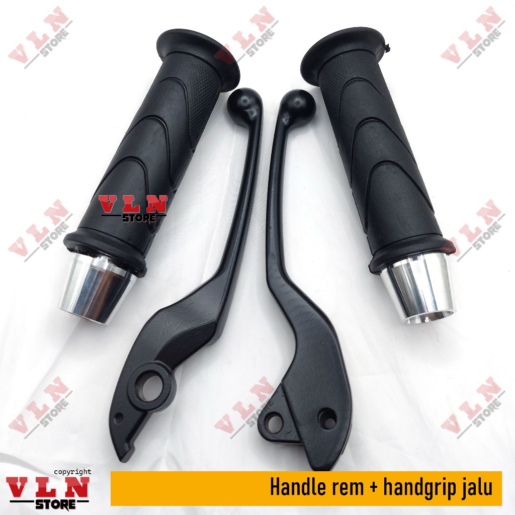 Jual handle handel rem silver satu set beat delux Scoopy ring 12 beat ...
