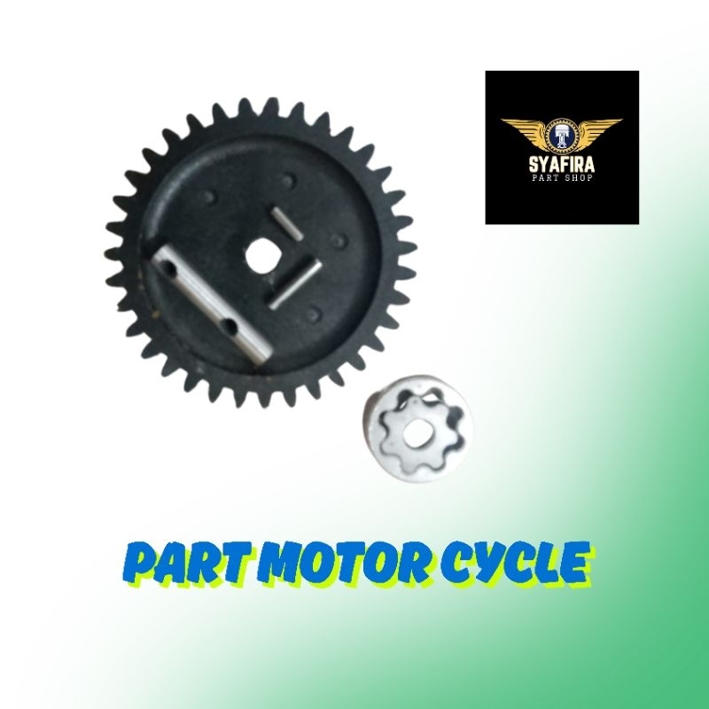 Jual Gear oil pump gigi pompa oli driven honda adv pcx 150 original | Shopee Indonesia