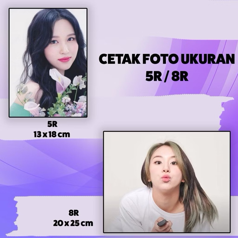 Jual CETAK FOTO 5R/8R | Shopee Indonesia