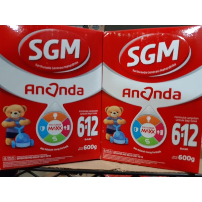 Jual SGM ANANDA 6-12 Bulan 600gr exp 2026 . | Shopee Indonesia