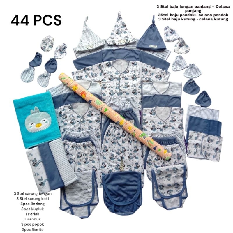 Jual PAKET 44 PCS Paket Brojol Baju Bayi Paket Lahiran Lengkap Baju dan ...