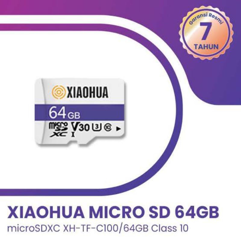 Jual SD CARD XIAOHUA 64GB / MEMORY CARD 64GB | Shopee Indonesia