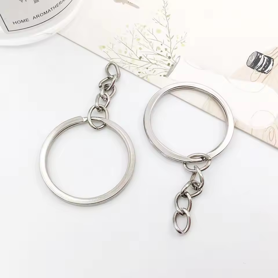 Jual [1 Pcs] Ring Besi Gantungan Kunci Model Rantai 25mm Anti Karat ...