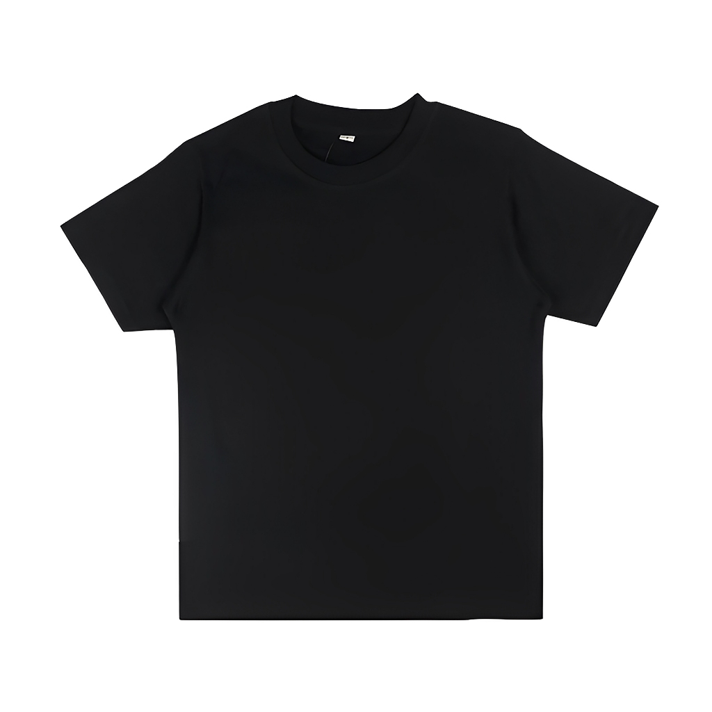 Jual Kaos Polos Anak Hitam Cotton Combed 24s Unisex Lengan Pendek Usia ...