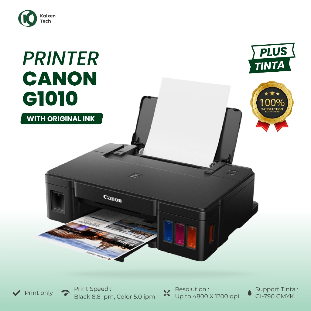 Jual Printer Ink Tank CANON PIXMA G1010 Print Only Printer Fungsi ...