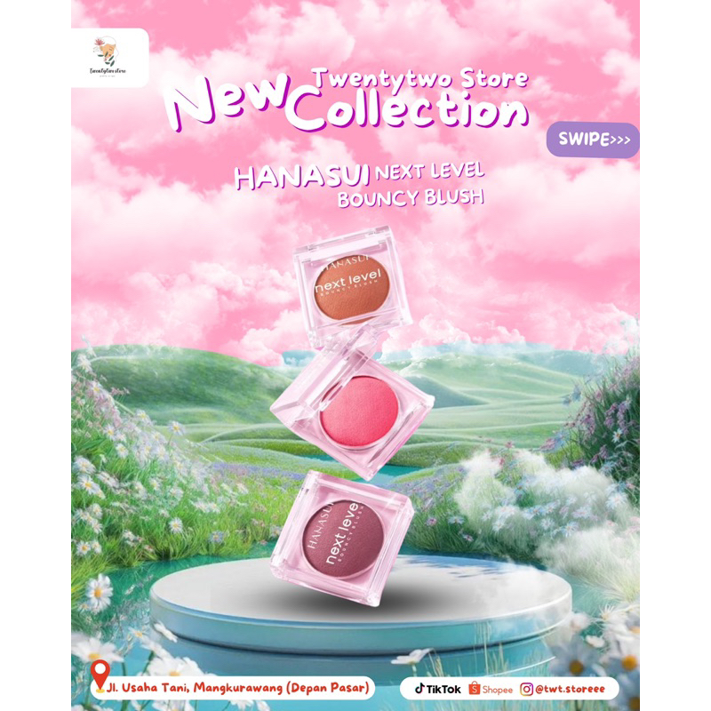 Jual Hanasui Next Level Bouncy Blush On/Perona Pipi | Shopee Indonesia