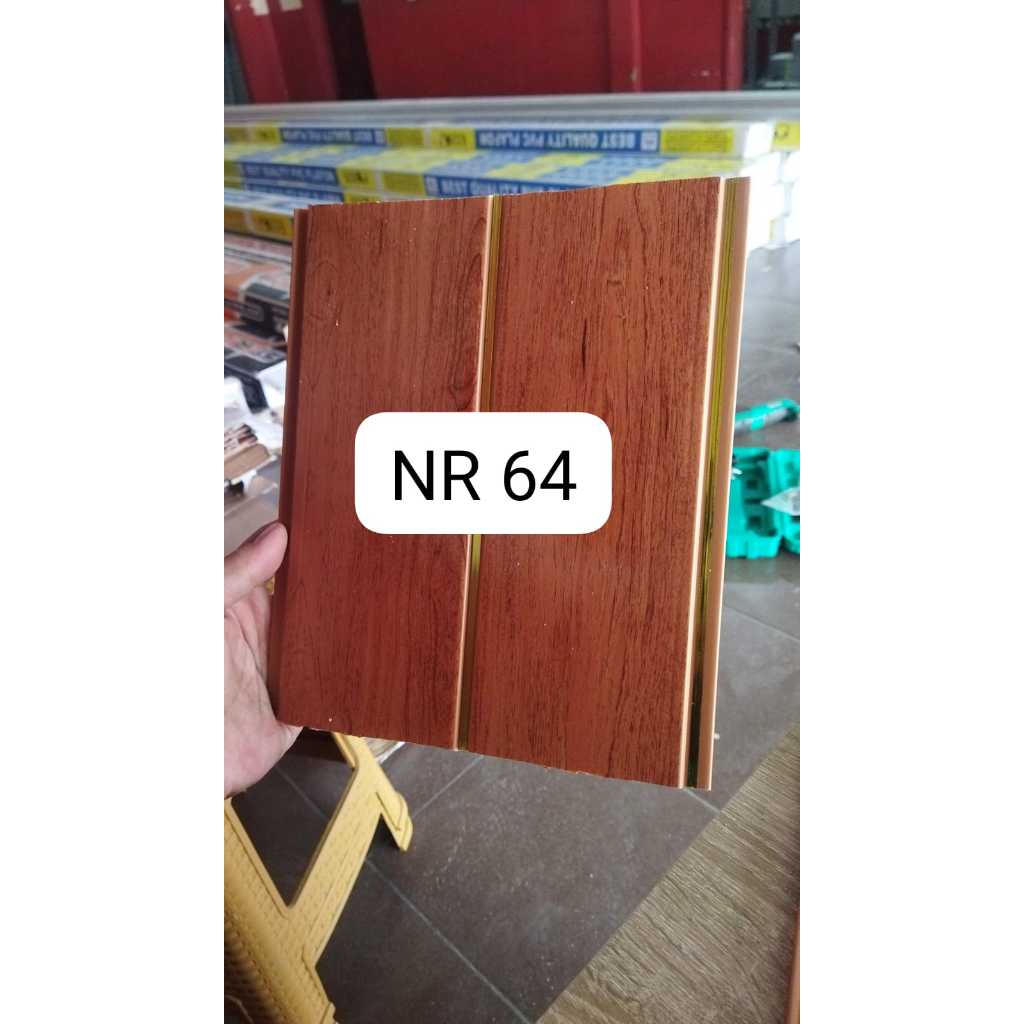Jual PLAFON PVC NR 64 NAT GOLD GLOSS MOTIF KAYU COKELAT TDP | Shopee ...