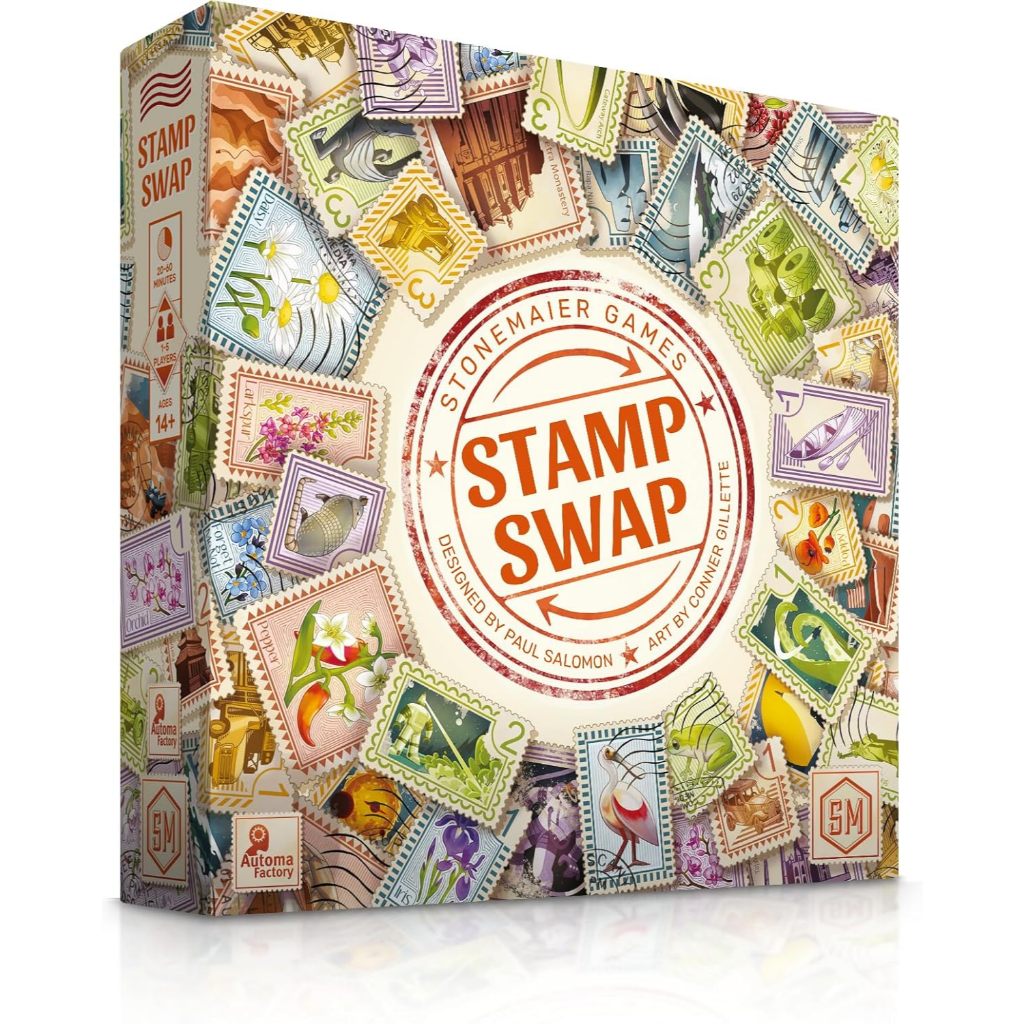 Jual Stamp Swap | A Competitive Stamp Collecting Strategy Board Game ...
