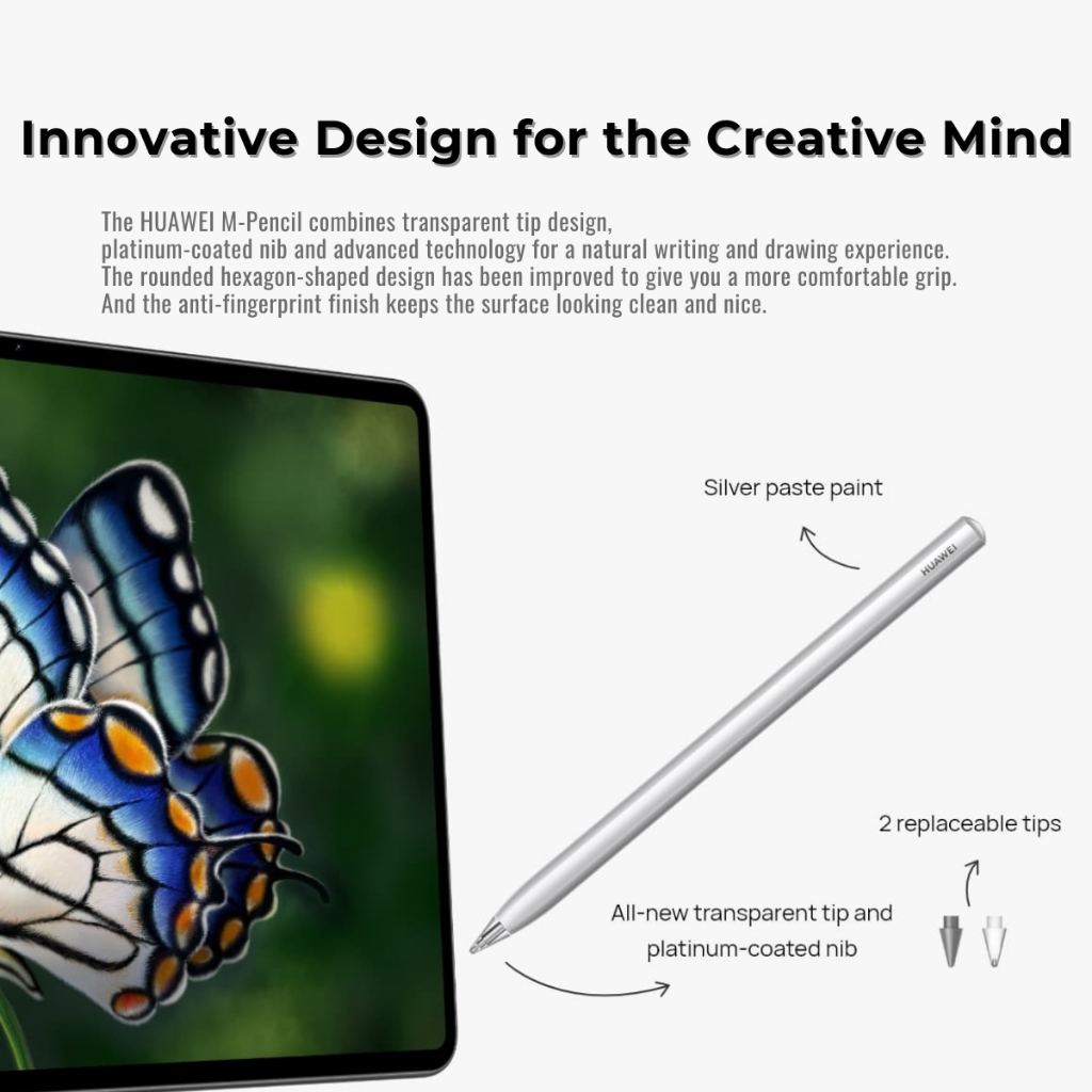 Jual HUAWEI M-Pencil 2nd Generation - Stylus Pen untuk HUAWEI MatePad ...