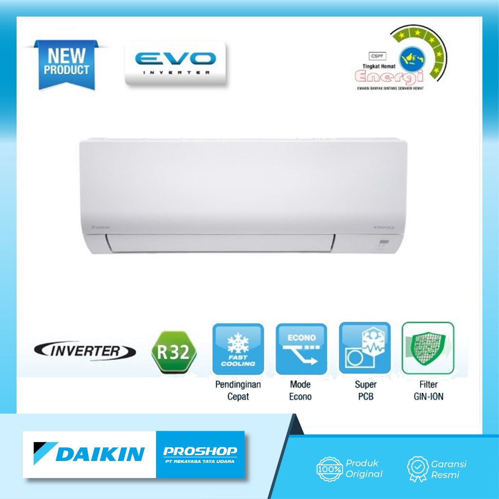 Jual AC Daikin type Flash Inverter STKQUV - 2 PK | Shopee Indonesia