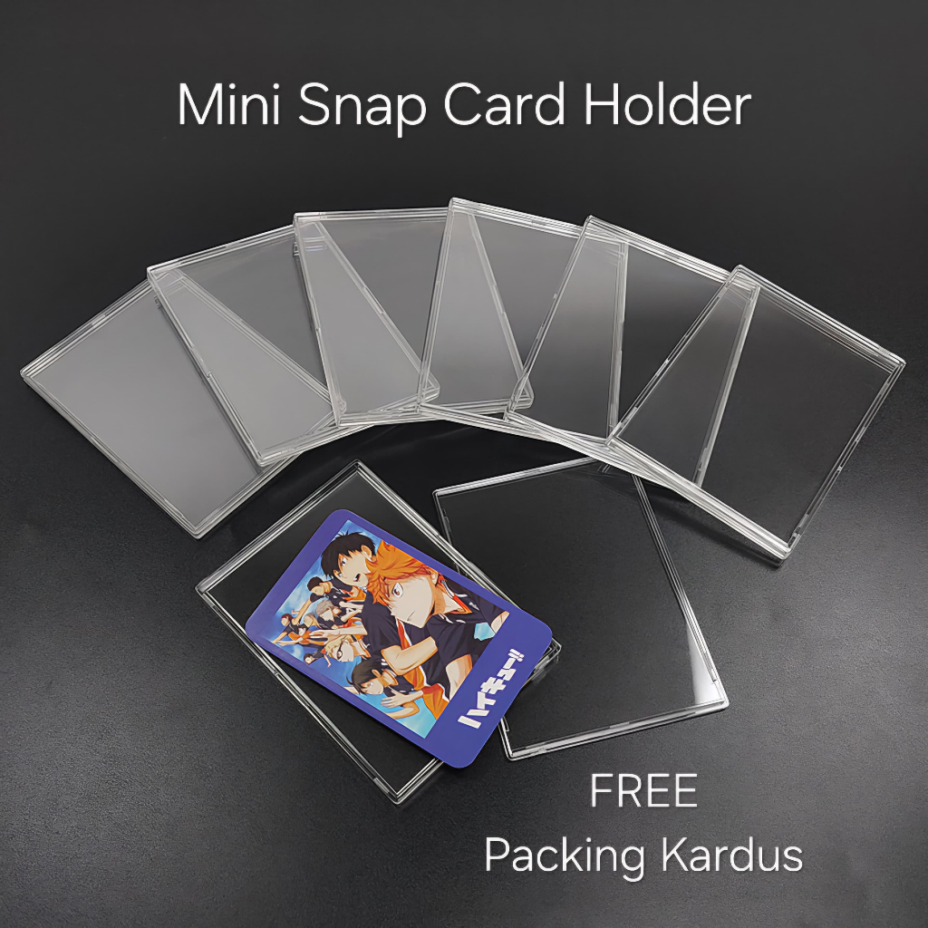 Jual MINI SNAP CARD HOLDER CASE TCG CCG KARTU POKEMON YUGIOH ONE PIECE DIGIMON NBA BASKET MTG ...