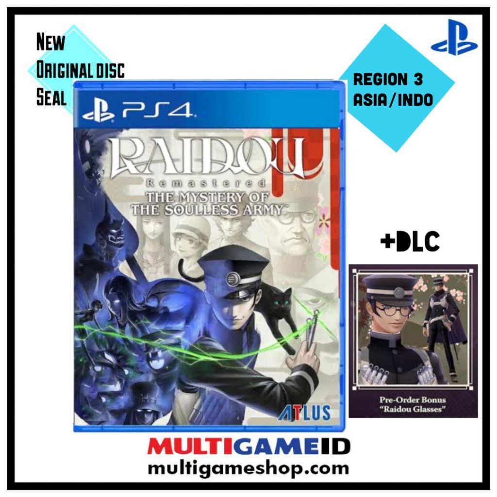 Jual PS4 RAIDOU Remastered: The Mystery of the Soulless Army Region 3 English | Shopee Indonesia