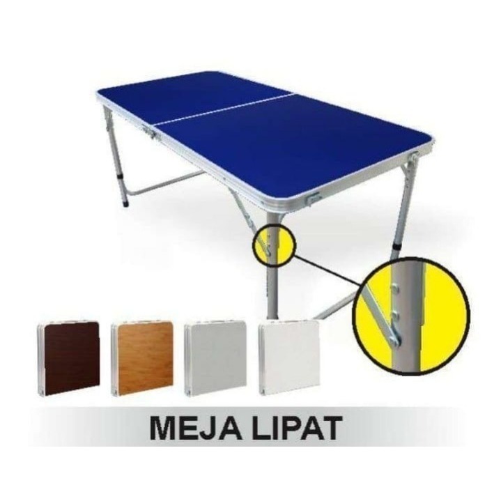Jual MEJA LIPAT PORTABLE KOPER 120X60 / MEJA JUALAN PORTABLE MEJA KERJA ...