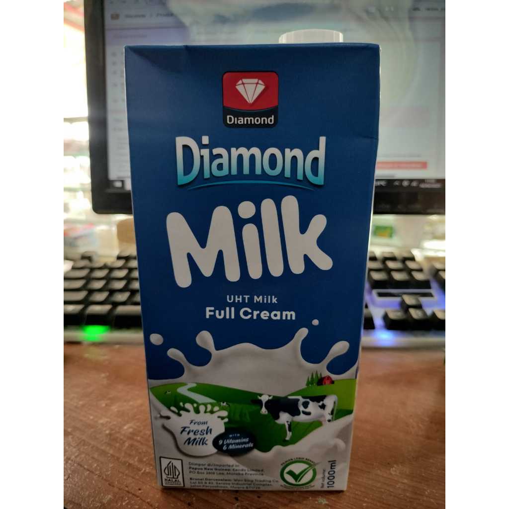 Jual Diamond Milk UHT Full Cream 1000ml | Shopee Indonesia