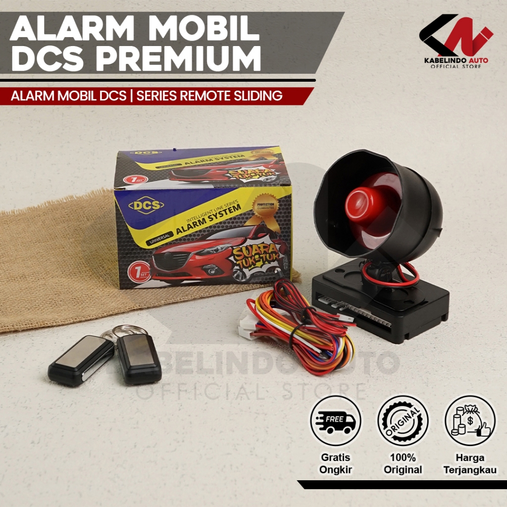 Jual 【DCS】Alarm Mobil DCS Premium Series Remote Sliding Mobil Model Tombol Universal | Shopee ...