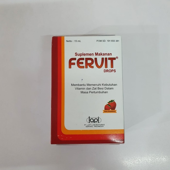 Jual FERVIT DROP 15 ML - Memenuhi Kebutuhan Zat Besi Bayi dan Anak ...