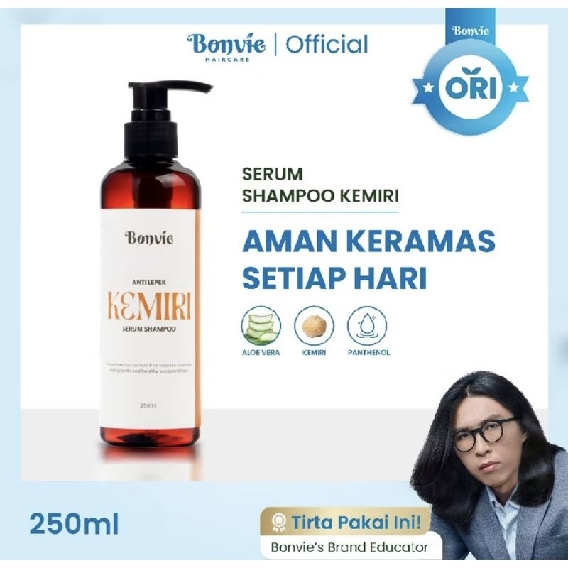 Jual BONVIE Serum Shampoo Kemiri (with Aloe Vera & Panthenol 1%) anti ...