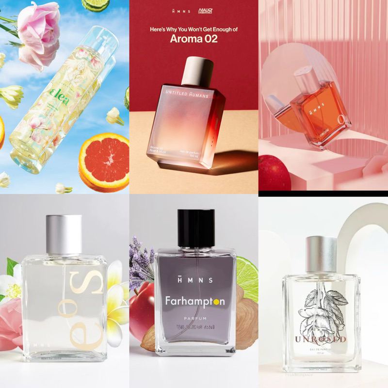 Jual HMNS PARFUM ORGASM, EOS, FARHAMPTON , UNROSED, UNTITLED HUMANS 02 ...