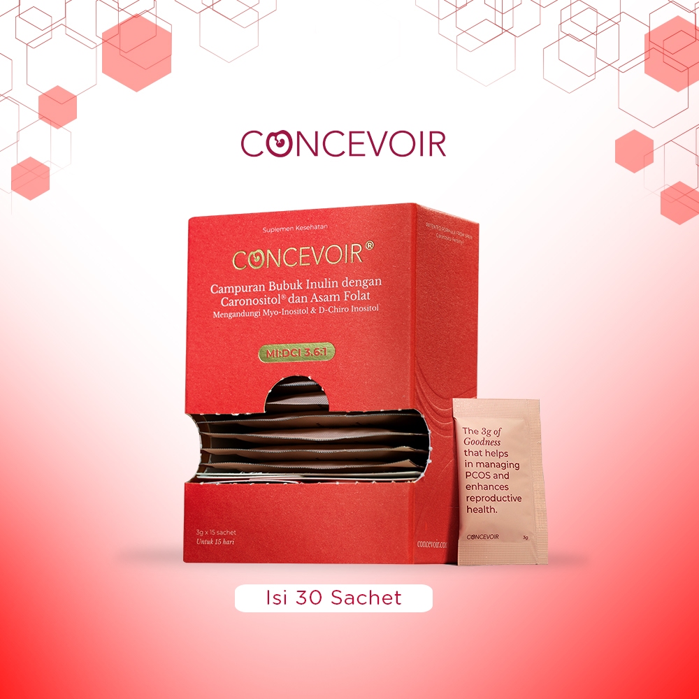 Jual CONCEVOIR | Myo-Inositol & D-Chiro Inositol Supplement Bubuk ...