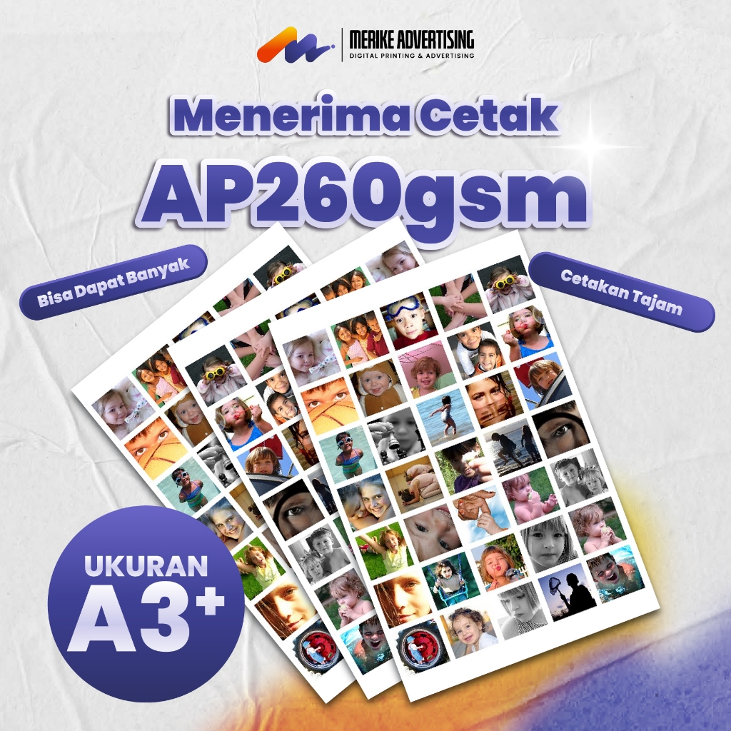 Jual CETAK KERTAS ART PAPER 260 gsm (AP260) | Ukuran 31 x 48 cm ...