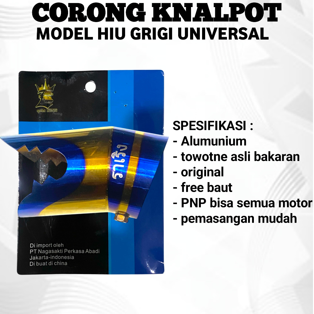 Jual CORONG KNALPOT MATIC MONCONG KNALPOT MODEL THAILAND UNIVERSAL ...