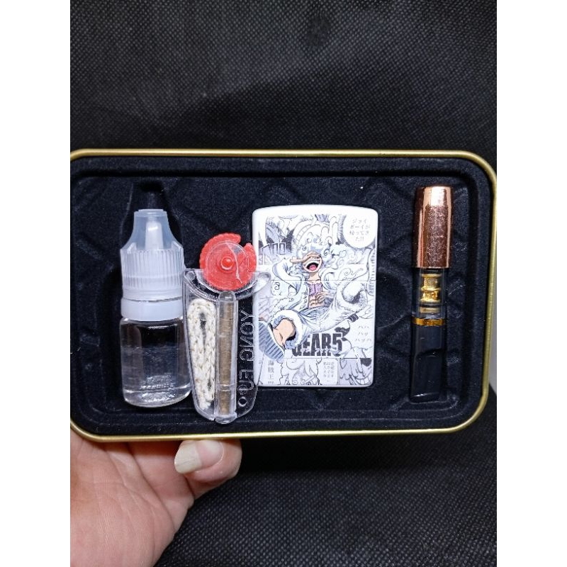 Jual korek api sumbu full set minyak dan pipa bonus batu plus sumbu ...