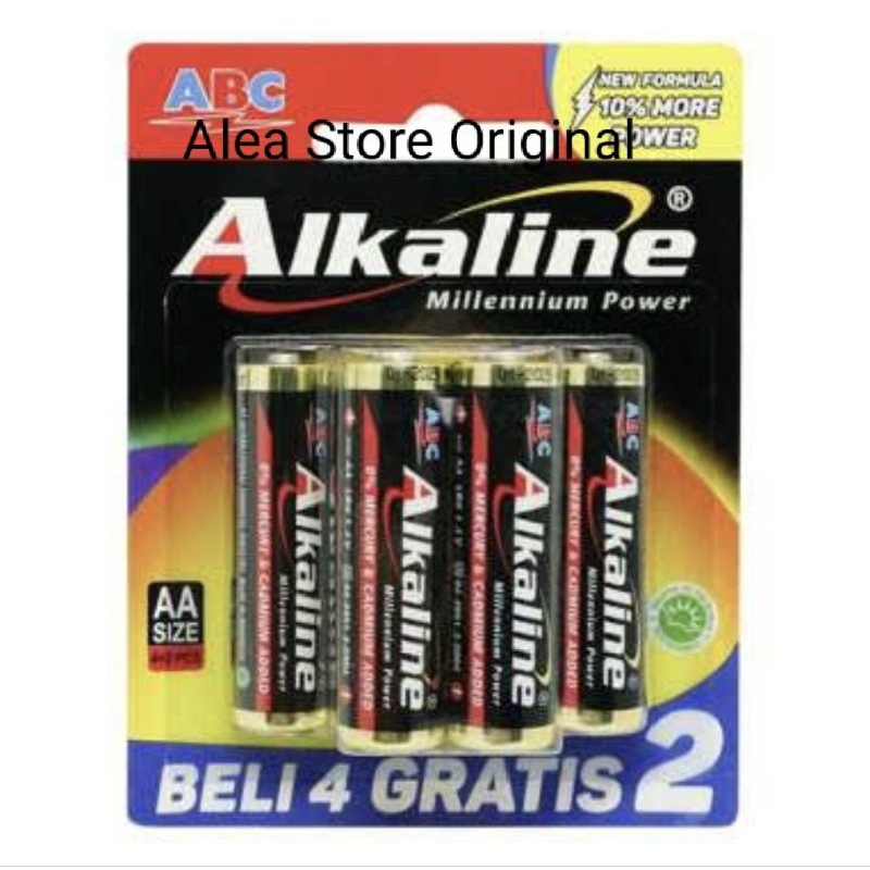 Jual Baterai Alkaline AA/A2 Isi 6Pcs | Shopee Indonesia