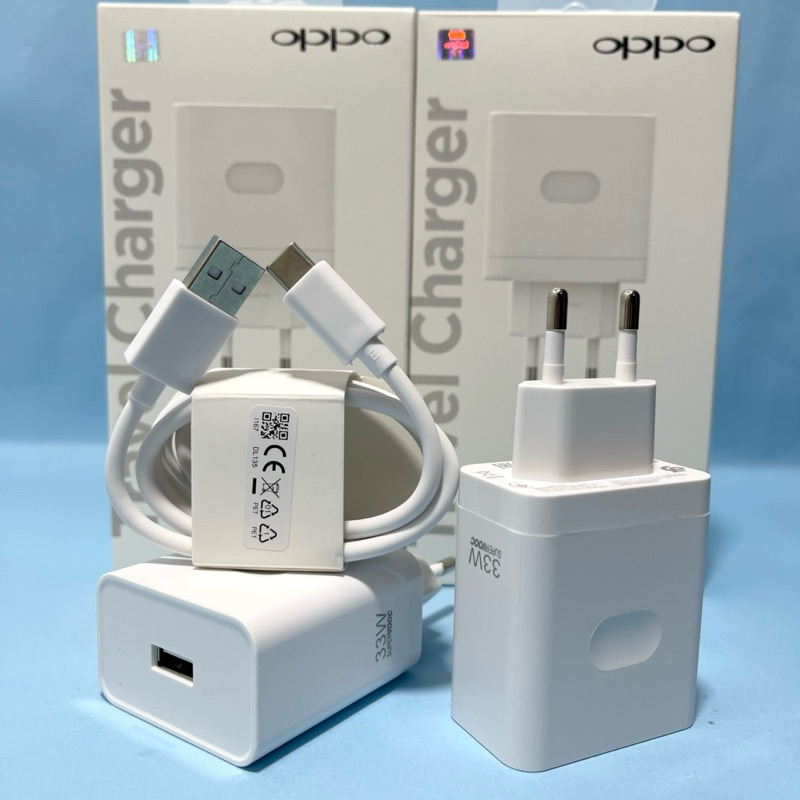 Jual CHARGER OPPO TYPE C 33W SUPER FAST CHARGING 33watt / 33W TYPE C ...