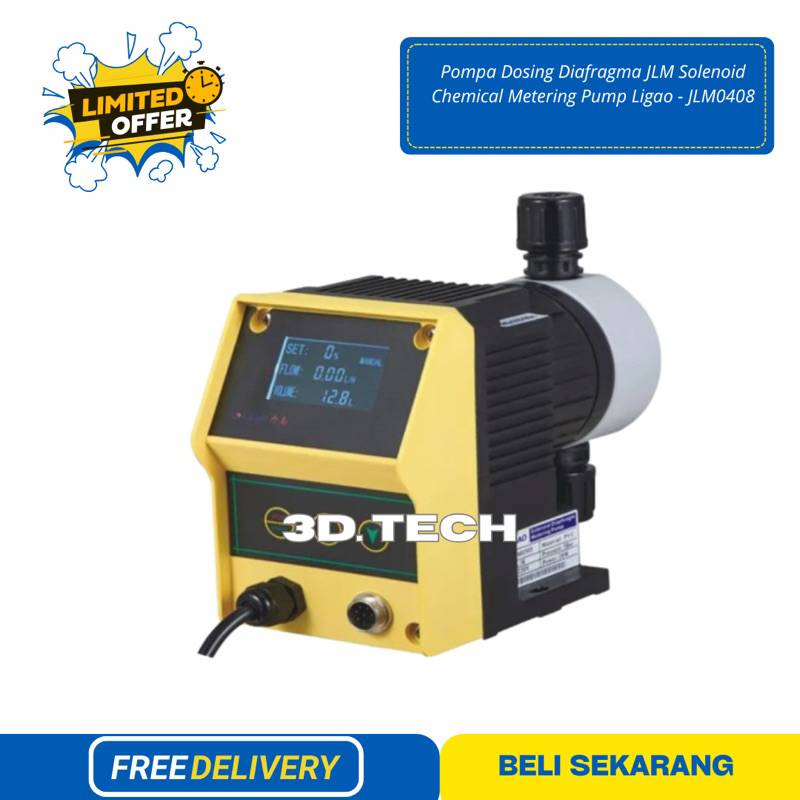 Jual Pompa Dosing Diafragma JLM Solenoid Chemical Metering Pump Ligao - JLM0408 | Shopee Indonesia