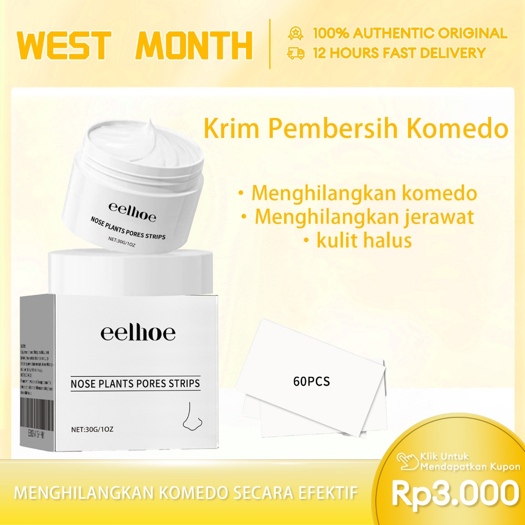 Jual EELHOE Krim Pembersih Komedo Membersihkan Minyak Wajah Secara ...