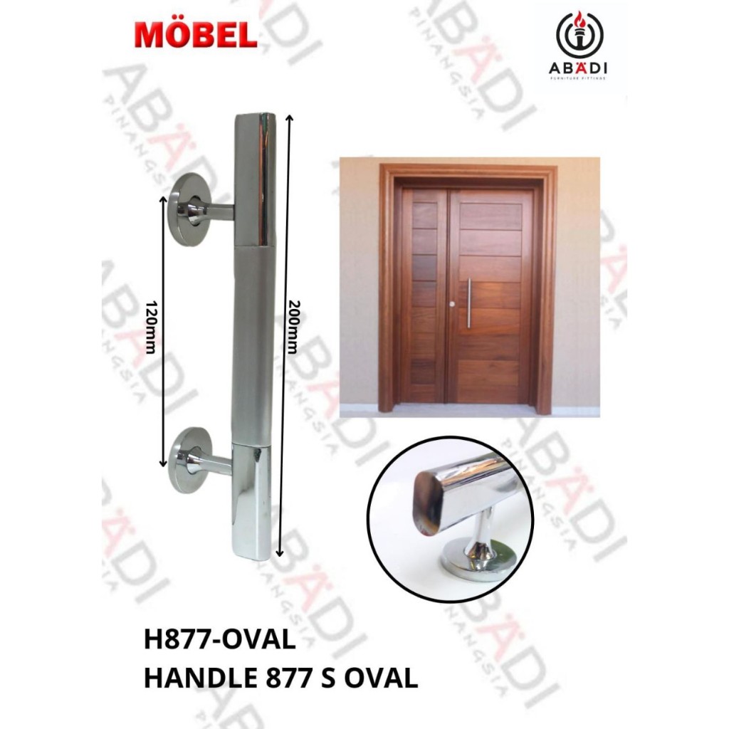 Jual Handle H877 Handle Gagang Pintu Lemari Minimalis Modern Gagang ...