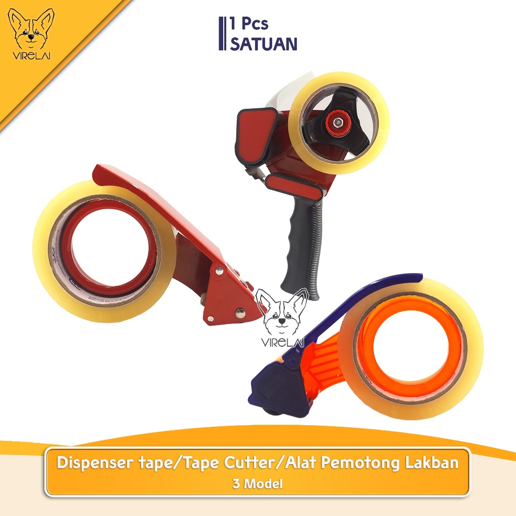 Jual Alat Cutter Pemotong Lakban isolasi / Tape Dispenser Cutter Rusfet ...