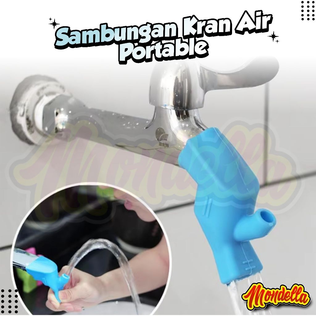 Jual Sambungan Kran Air Portable Bahan Silikon 2 in 1 Faucet Silicon ...