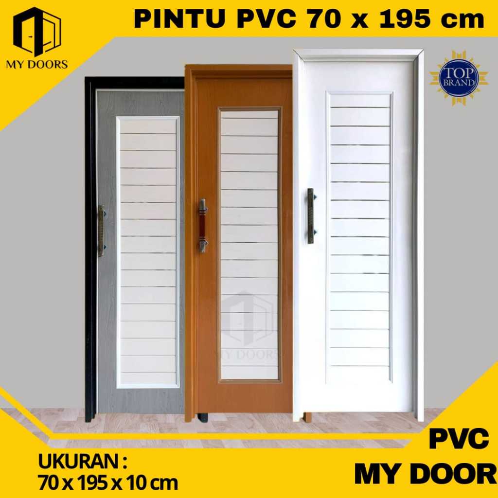 Jual Pintu Kamar Mandi, Pintu Toilet, Pintu PVC Full Panel Dengan ...