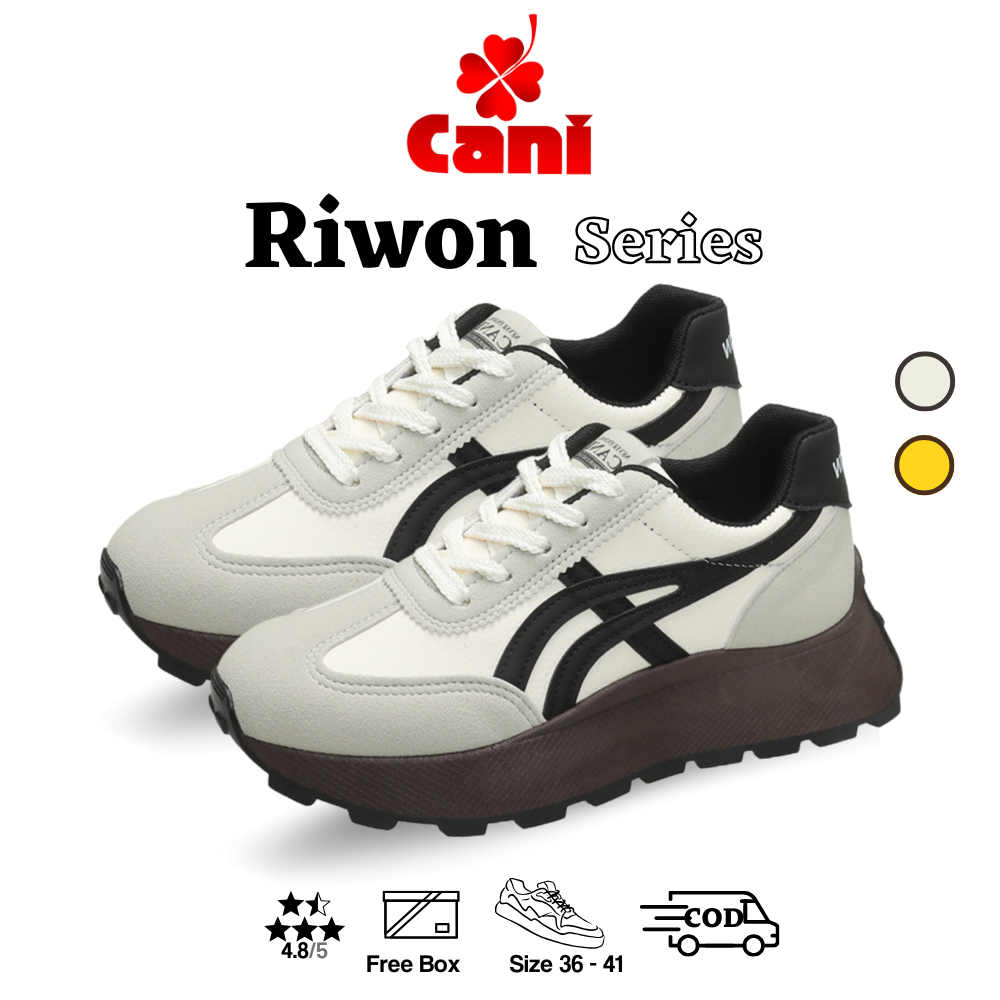 Jual Cani "FREE BOX" (Size 36-41) Riwon Sepatu Sneakers Platfrom Tinggi ...
