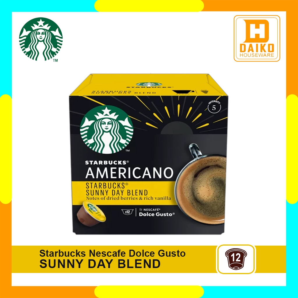 Jual Capsule Starbucks Americano Sunny Day Blend by Nescafe Dolce Gusto ...