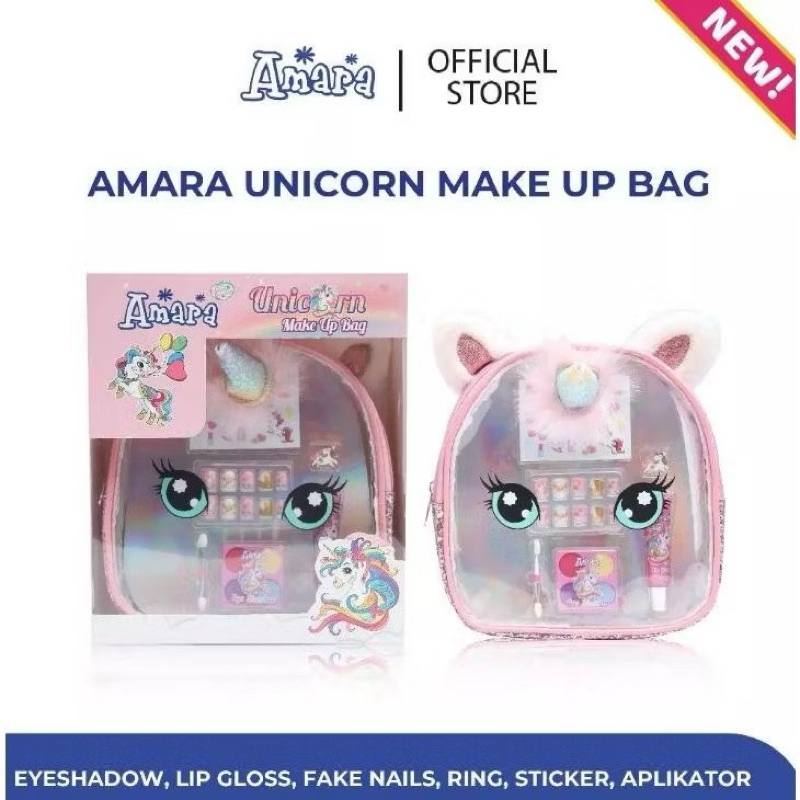 Jual Amara Magical Heart Makeup For Kids Blush On Eyeshadow Makeup Anak ...