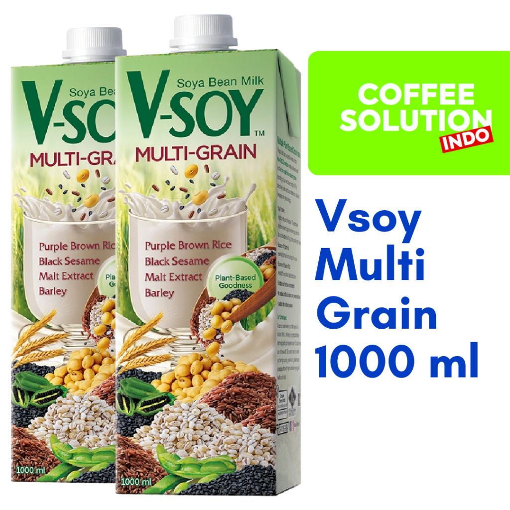 Jual V-Soy Soy Milk Multigrain UHT - MULTIGRAIN 1L | Shopee Indonesia