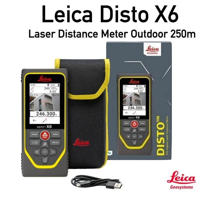 Jual Laser Leica X6 | Leica Disto X6 Garansi Resmi,250 M | Shopee Indonesia